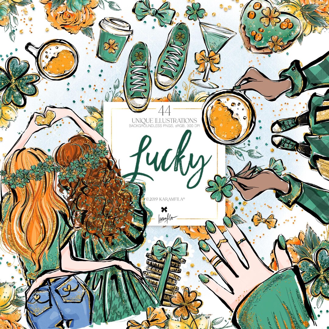 St Patrick’s Day Clipart. Karamfilas Irish Mermaids Clipart Merman ...