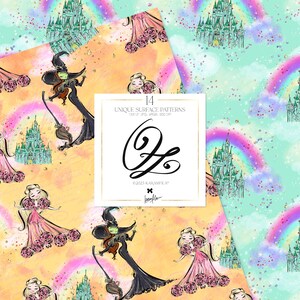 Wizard of Oz Digital Paper Pack: Seamless Patterns (12x12" JPG) - Etsy