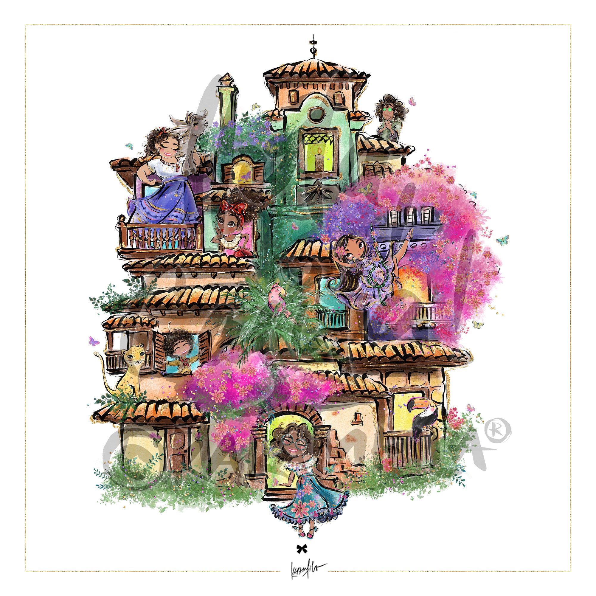 Encanto Clipart: Madrigal PNG Graphics, Planner Stickers (digital ...