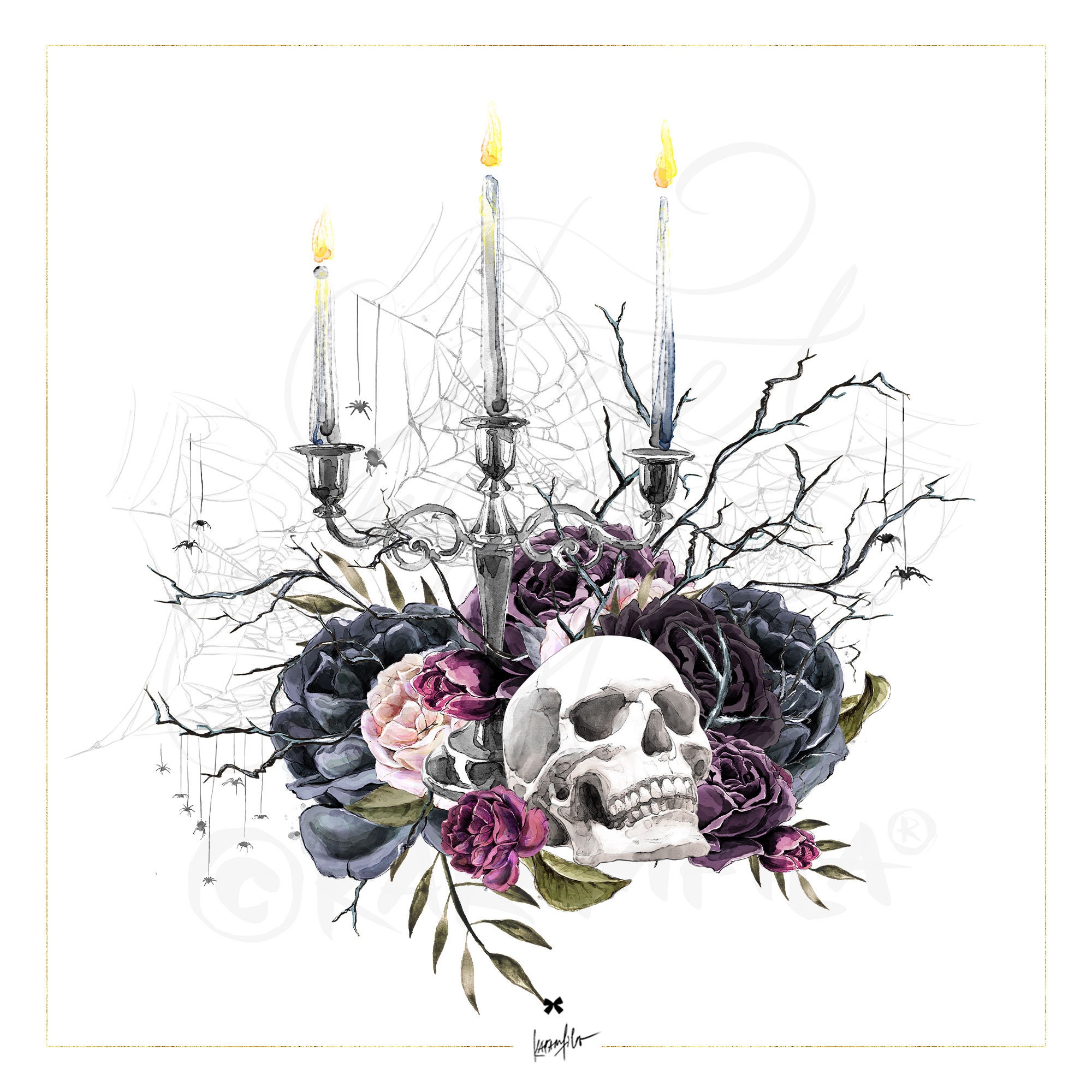 Gothic Valentine Day Clipart Karamfilas St Valentines Vampire Planner ...