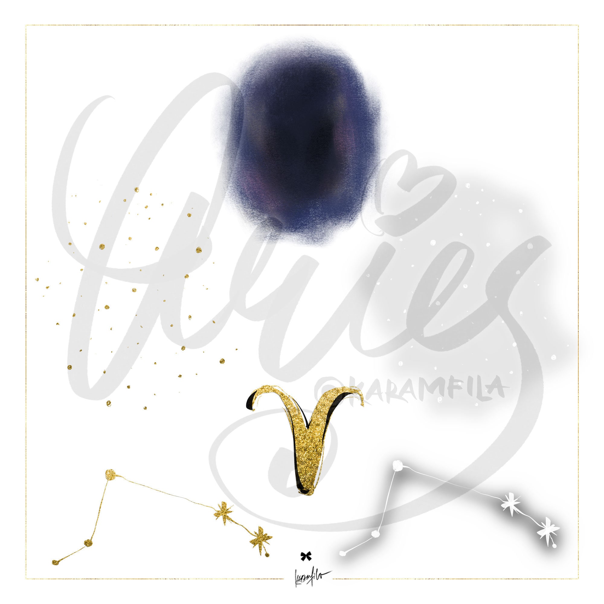 Zodiac Aries Clipart, Children's Zodiac Dolls Planner Stickers ...