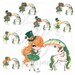 St Patrick's Day Clipart: Rainbows, Unicorns, Flamingo (PNG) - Etsy