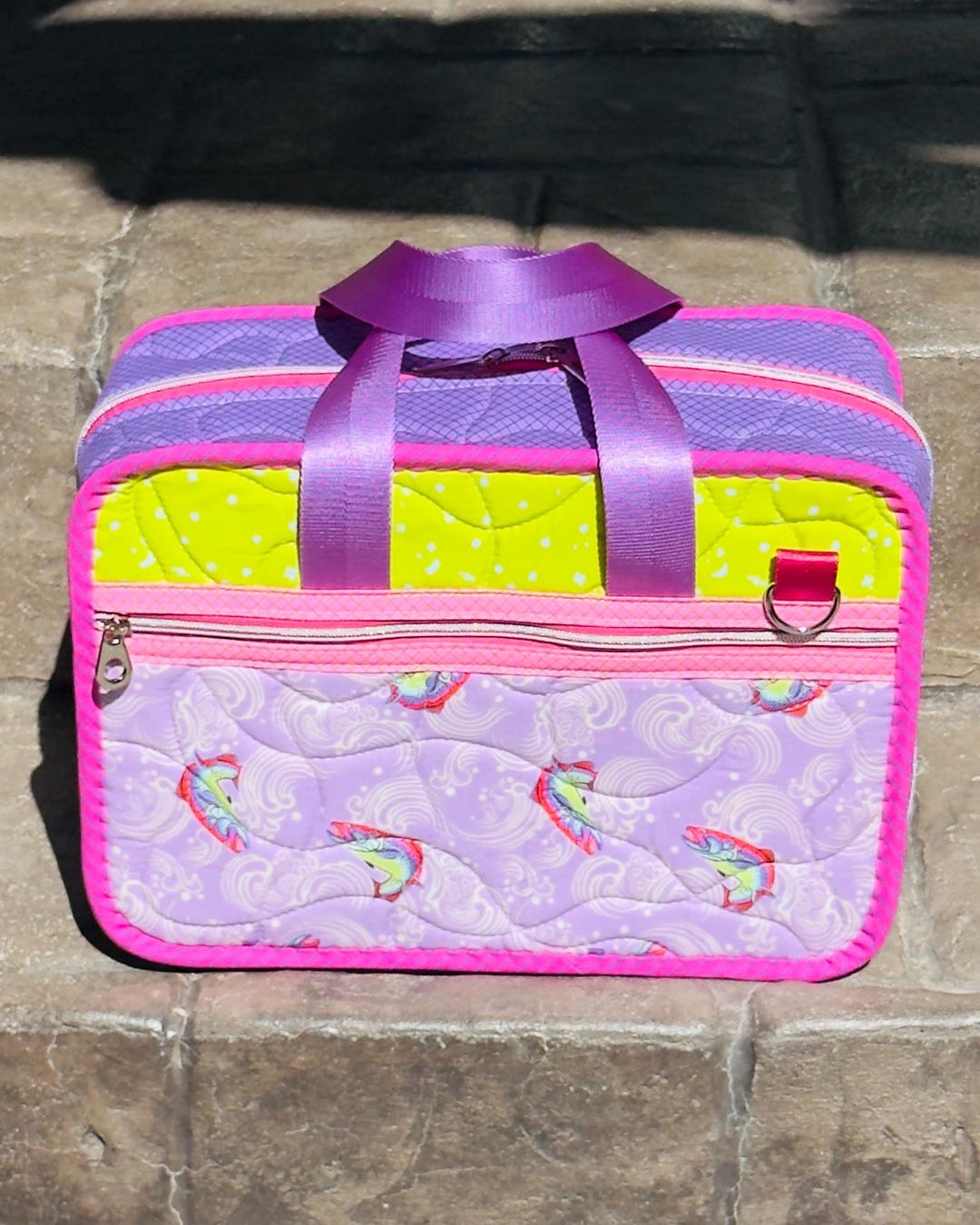 Quilting Sewing Organizer by Annie Bag, Made With Tula Pink Full Moon ...