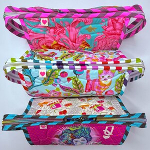 Tula Pink Goldfish Bionic Gear Bag: Handmade Sewing Organizer - Etsy