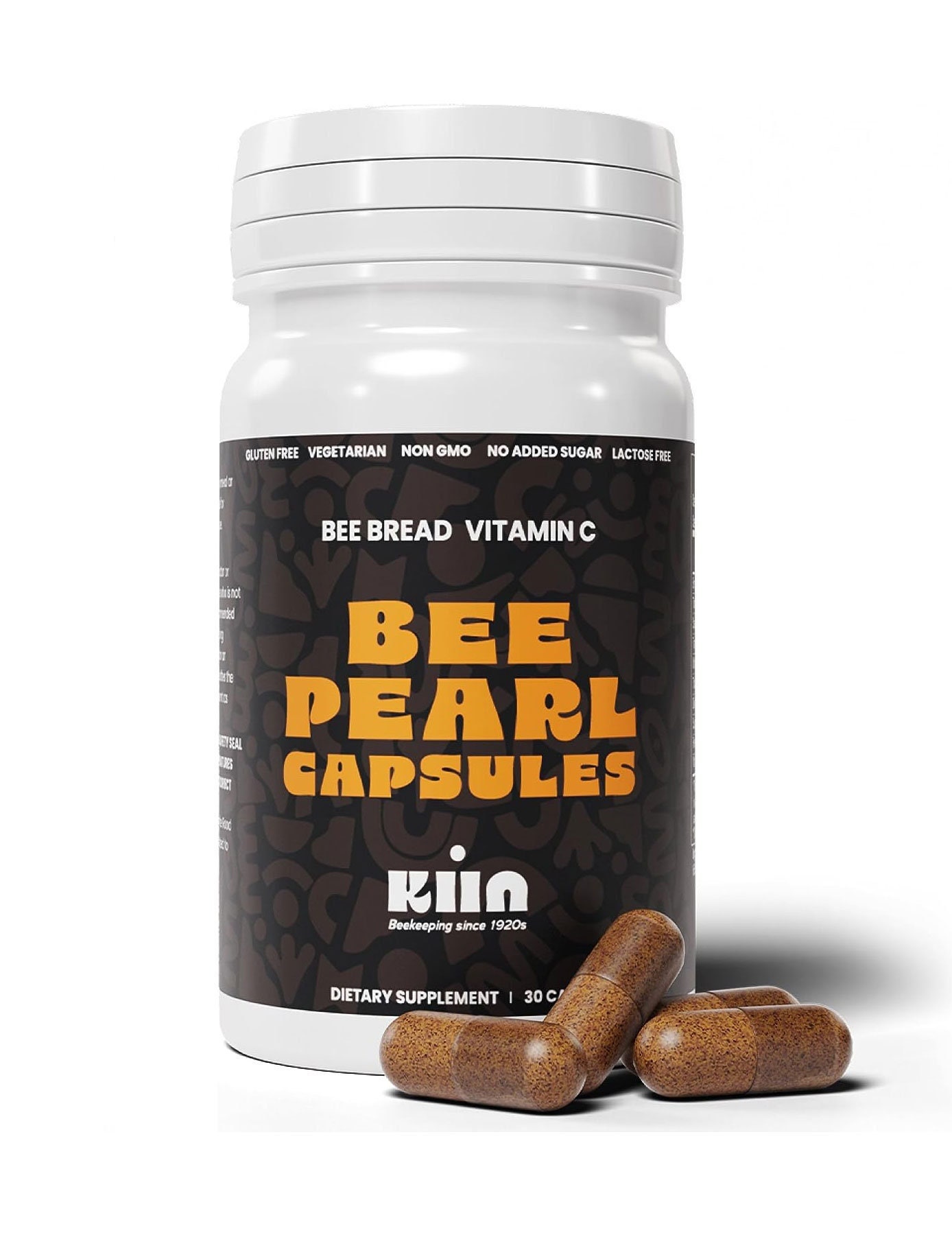 Bee Pearl Capsules Bee Bread fermented Bee Pollen 100% Natural ...