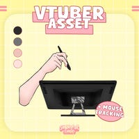 Customizable Vtuber Keyboard Asset: Animated Typing Hand (PDF Guide ...
