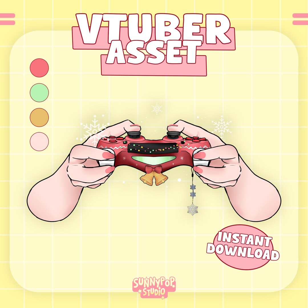 Vtuber Asset - Hand Controller Christmas / Customizable / Vtube Studio ...
