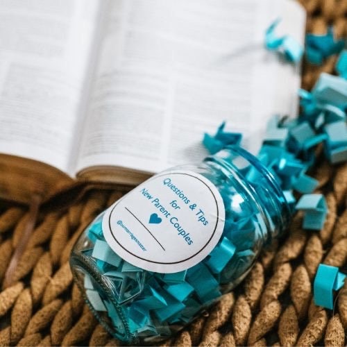 New Parent Conversation Starter Jars - Discussion Questions, Mason Jars ...