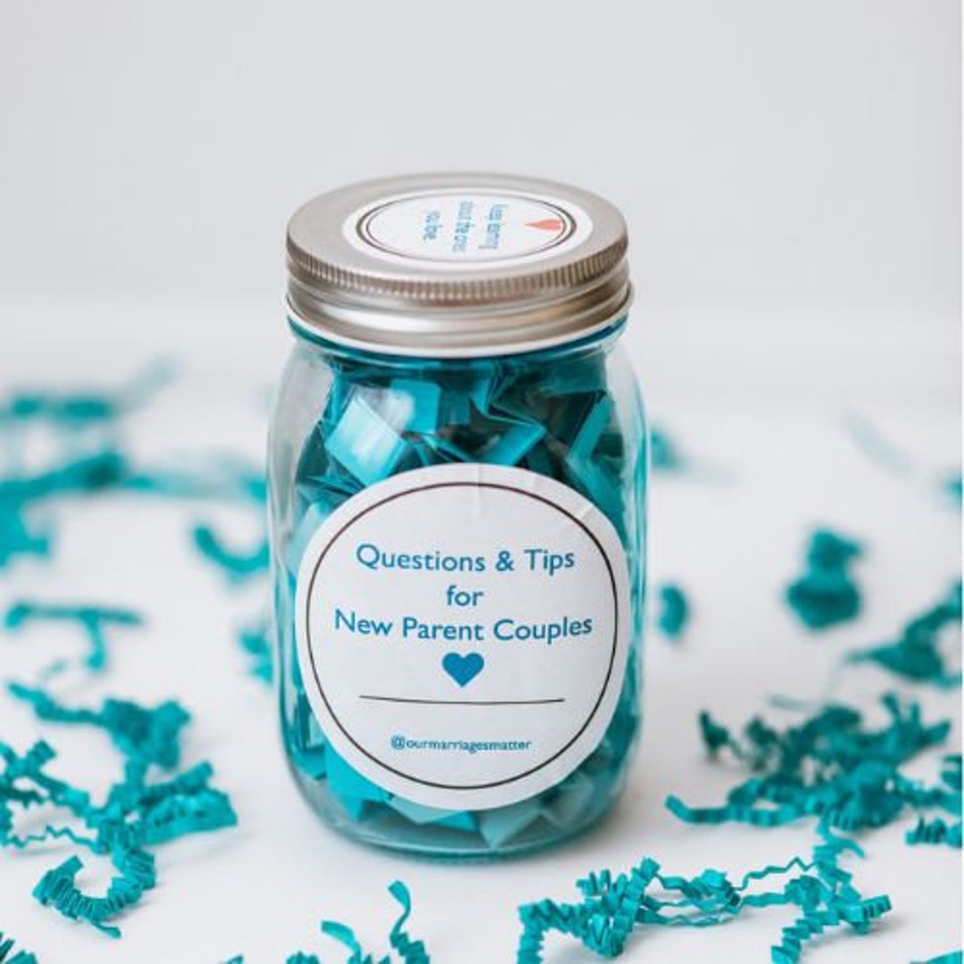 New Parent Conversation Starter Jars - Discussion Questions, Mason Jars ...