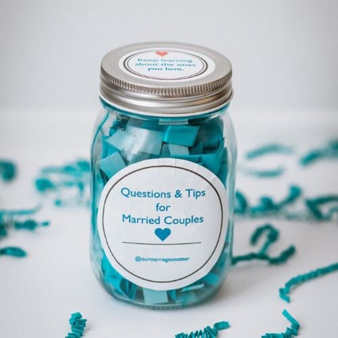 Marriage Conversation Starter Jars - Married, Discussion Questions ...