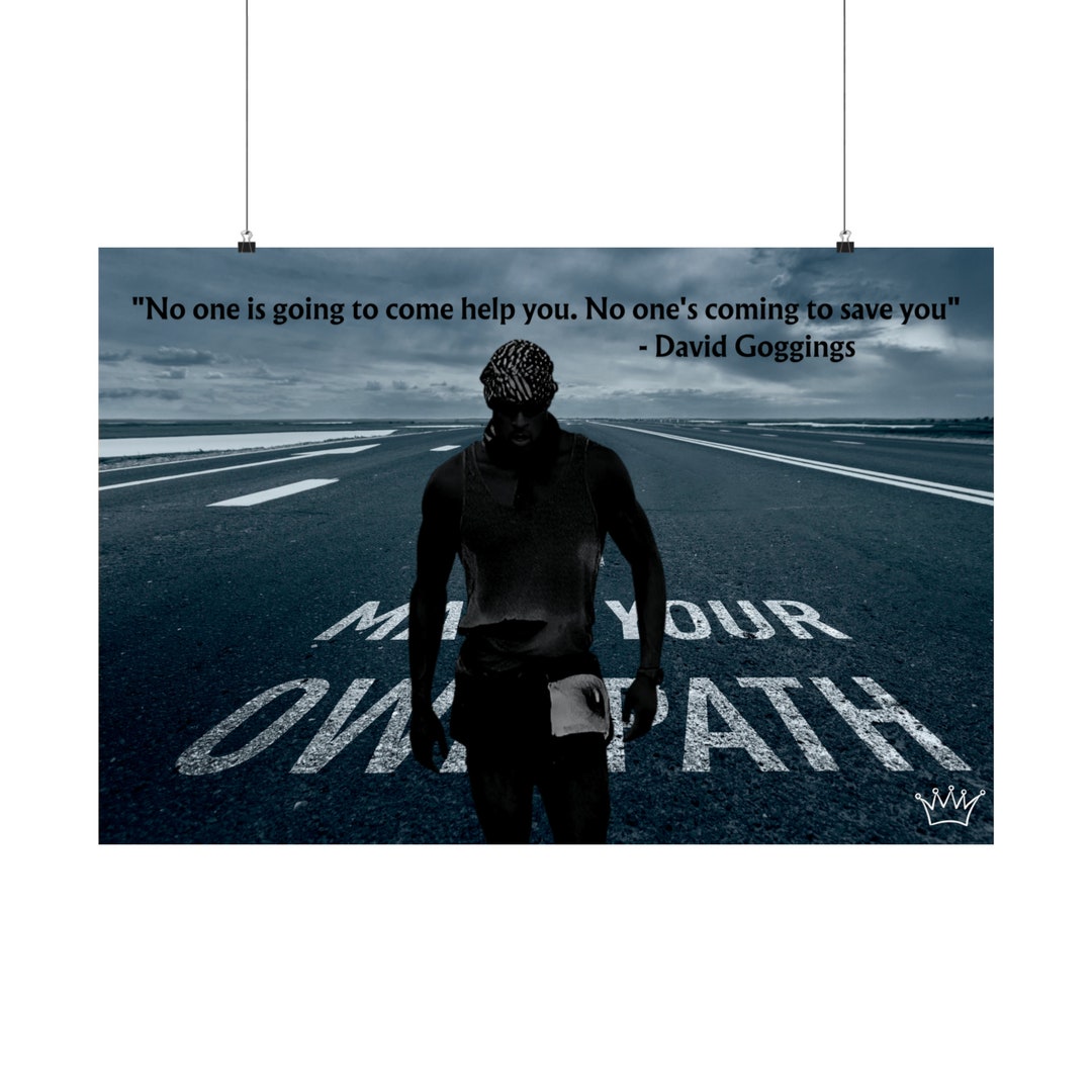 David Goggins Poster Motivational Wall Art Inspirational - Etsy