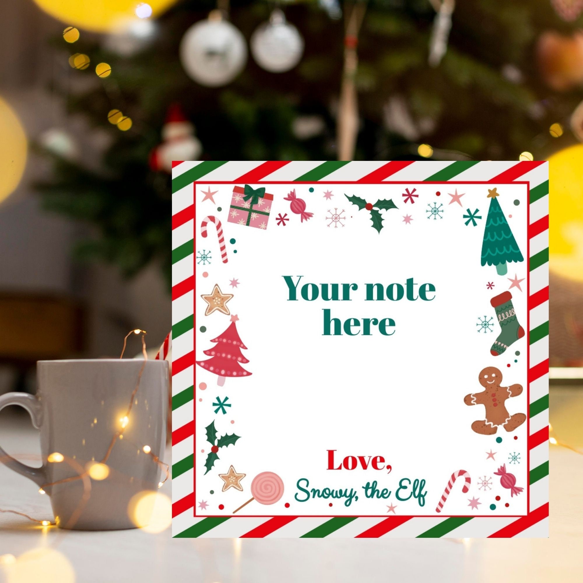 Elf On The Shelf Letter Printable Elf Notes Personalized Etsy
