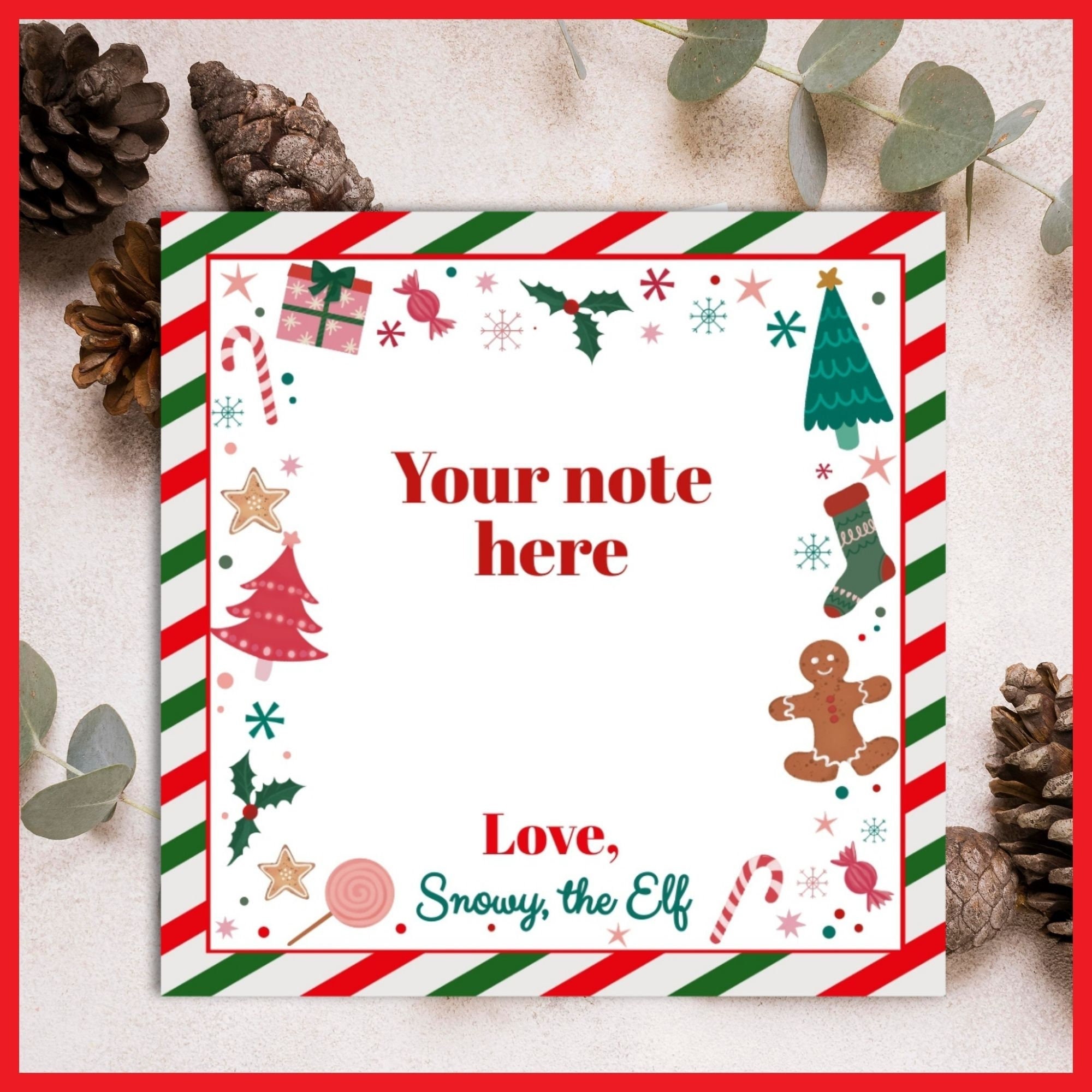 Editable Elf Notes Printable Personalized Elf on the Shelf - Etsy