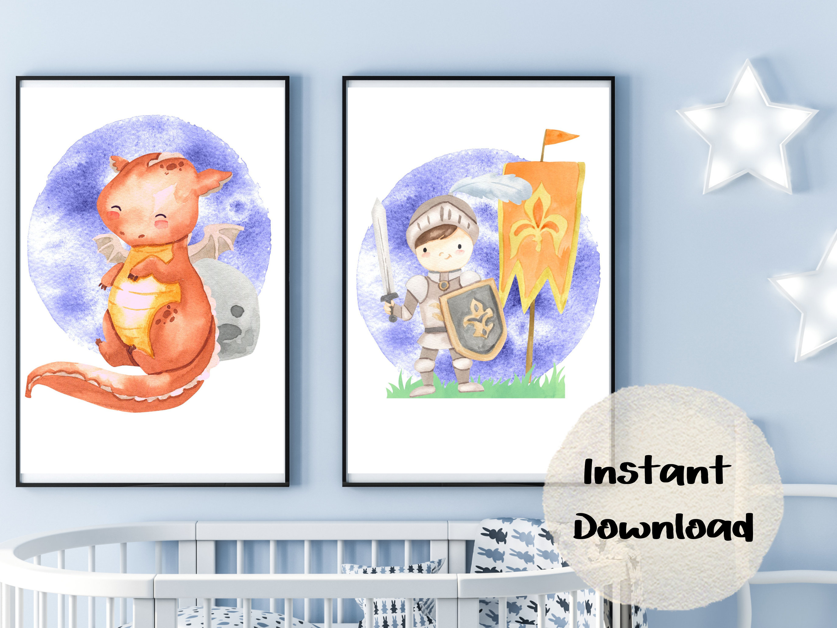 Fantasy Kingdom Printable Digital Wall Art. Decorate Your - Etsy