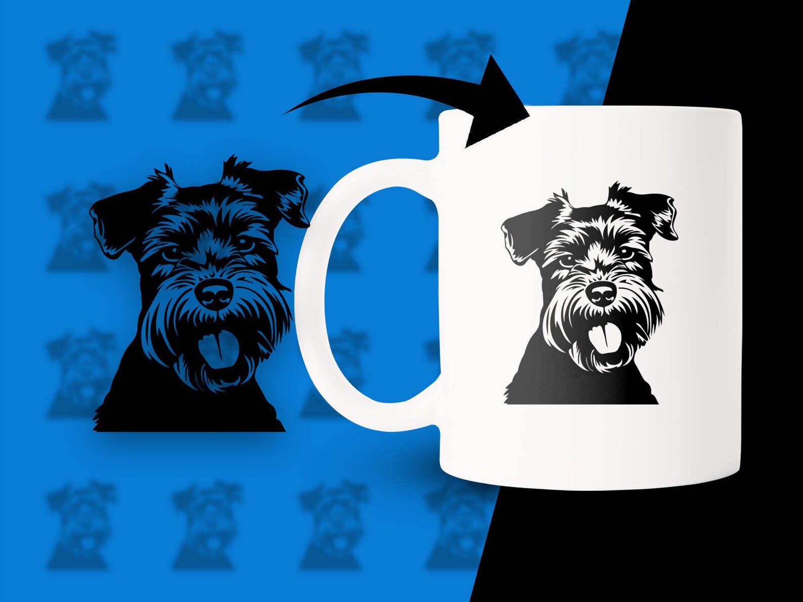Cute Dog SVG Design, Funny Pet Image for T Shirts, Instant Download ...