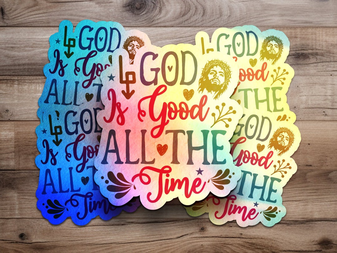 God is Good Vinyl Sticker: Inspirational Christian Decal - Etsy