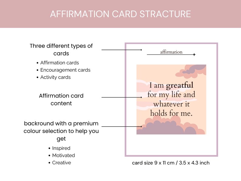 Printable Affirmation Cards Editable Manifesting Cards Self Love Cards ...