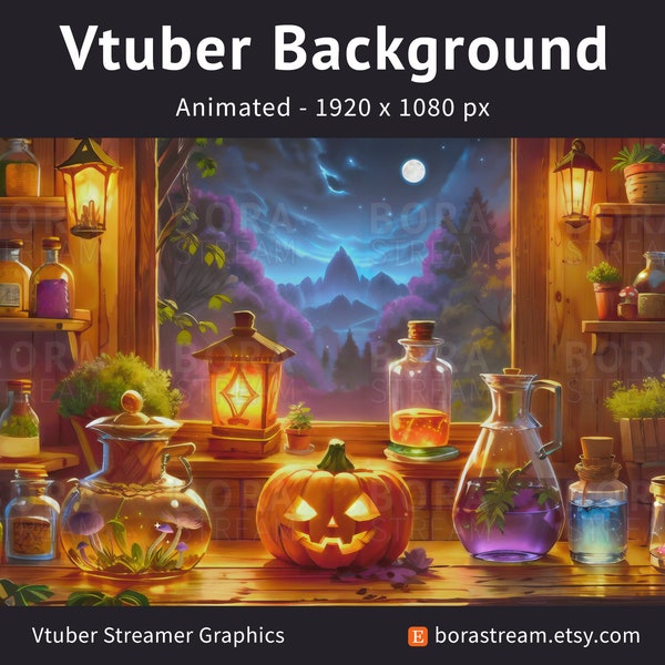 Vtuber Background Halloween - Etsy