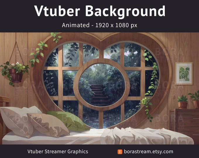 Ocean Bedroom Vtuber Background for Stream Overlay | Mermaid Vtuber ...