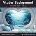 Ocean Bedroom Vtuber Background for Stream Overlay | Mermaid Vtuber ...