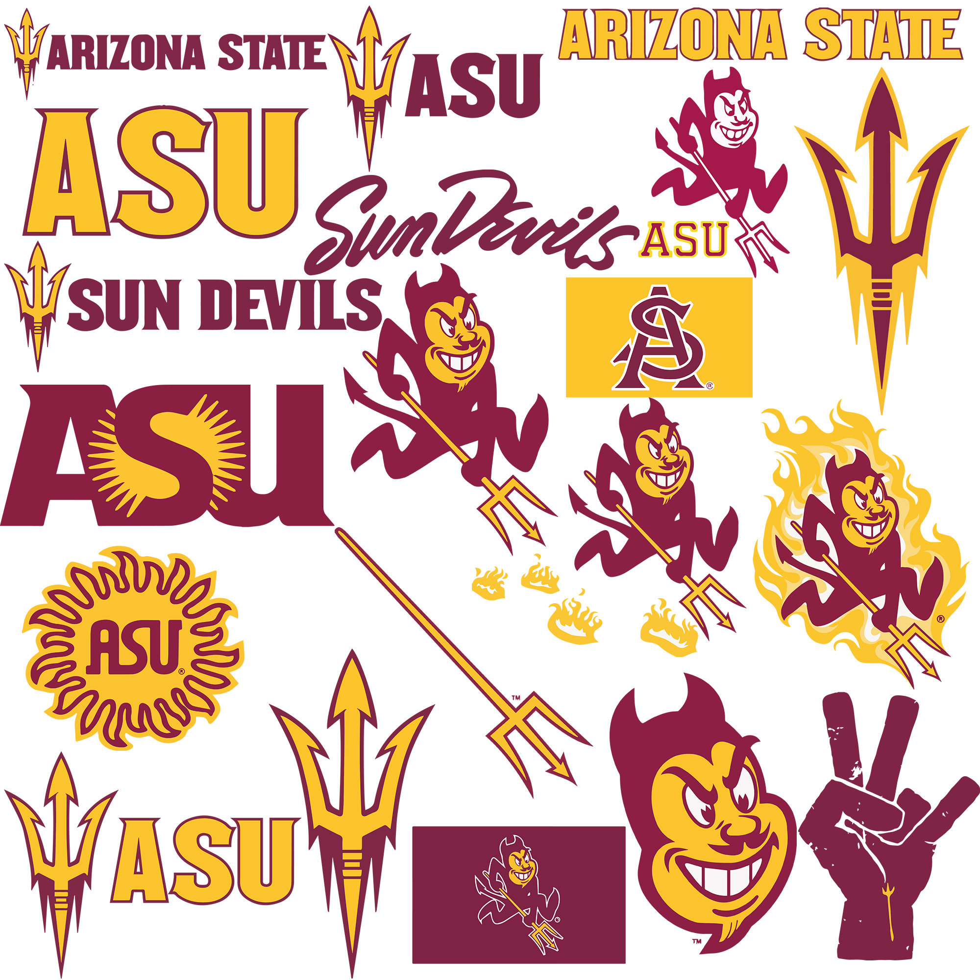 Arizona State University SVG, Football Team, Sun Devils SVG, Basketball ...