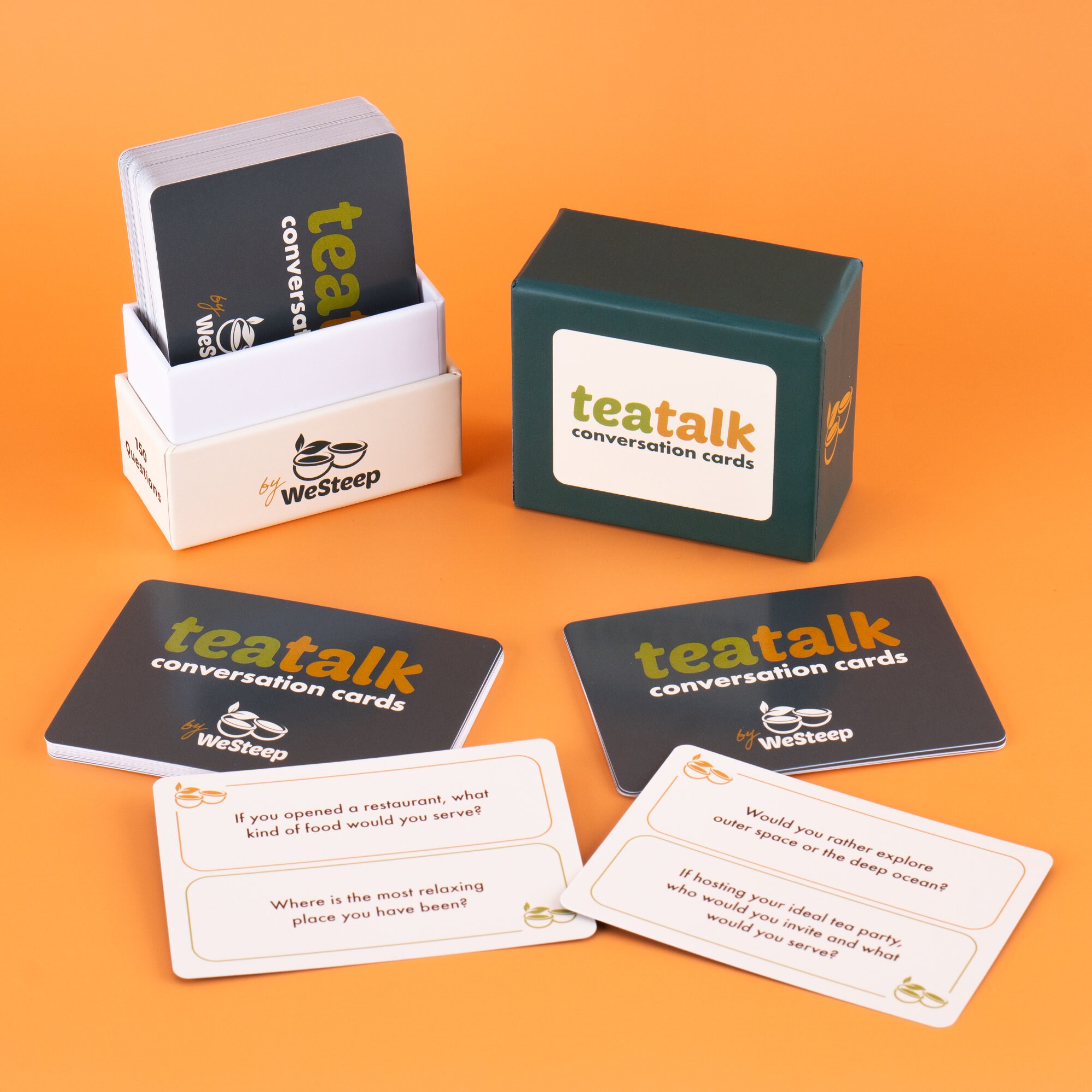 Teatalk Conversation Card Set by Westeep - Perfect Gift for Tea Lovers ...