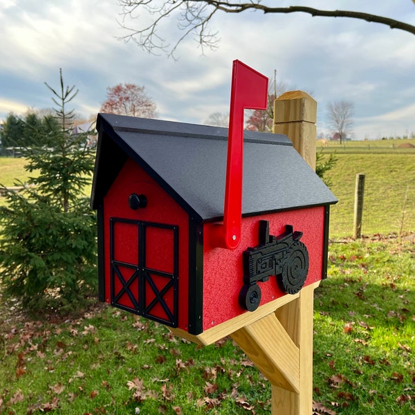 Tractor Mailbox - Etsy