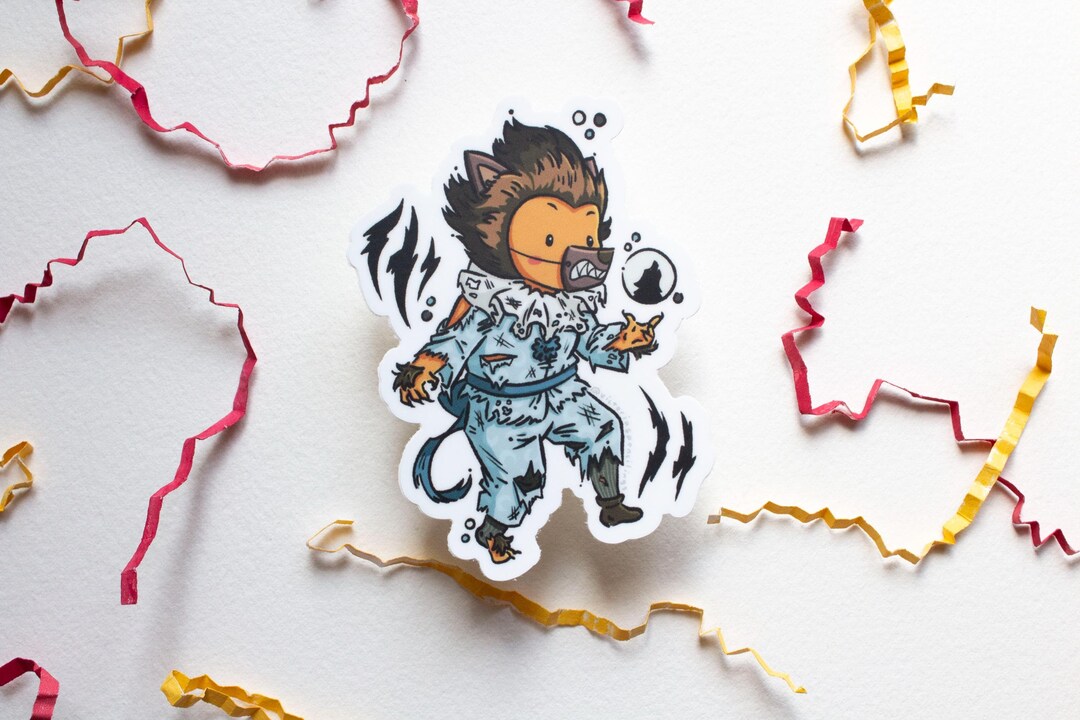 Spooky Circus Clown Inspired Werewolf/ Wolf Man Sticker - Etsy
