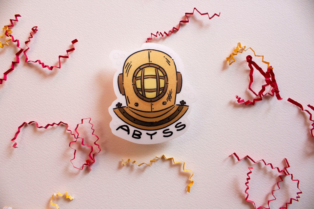 Abyss Deep Sea Diver Vintage Inspired Helmet Bubbles CLEAR Sticker - Etsy