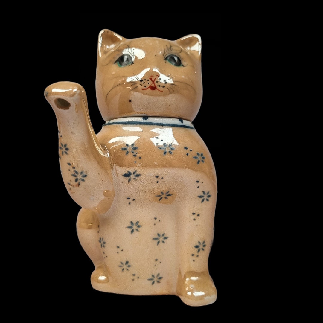 Vintage Chinese Lucky Cat Milk/cream Jug - Etsy