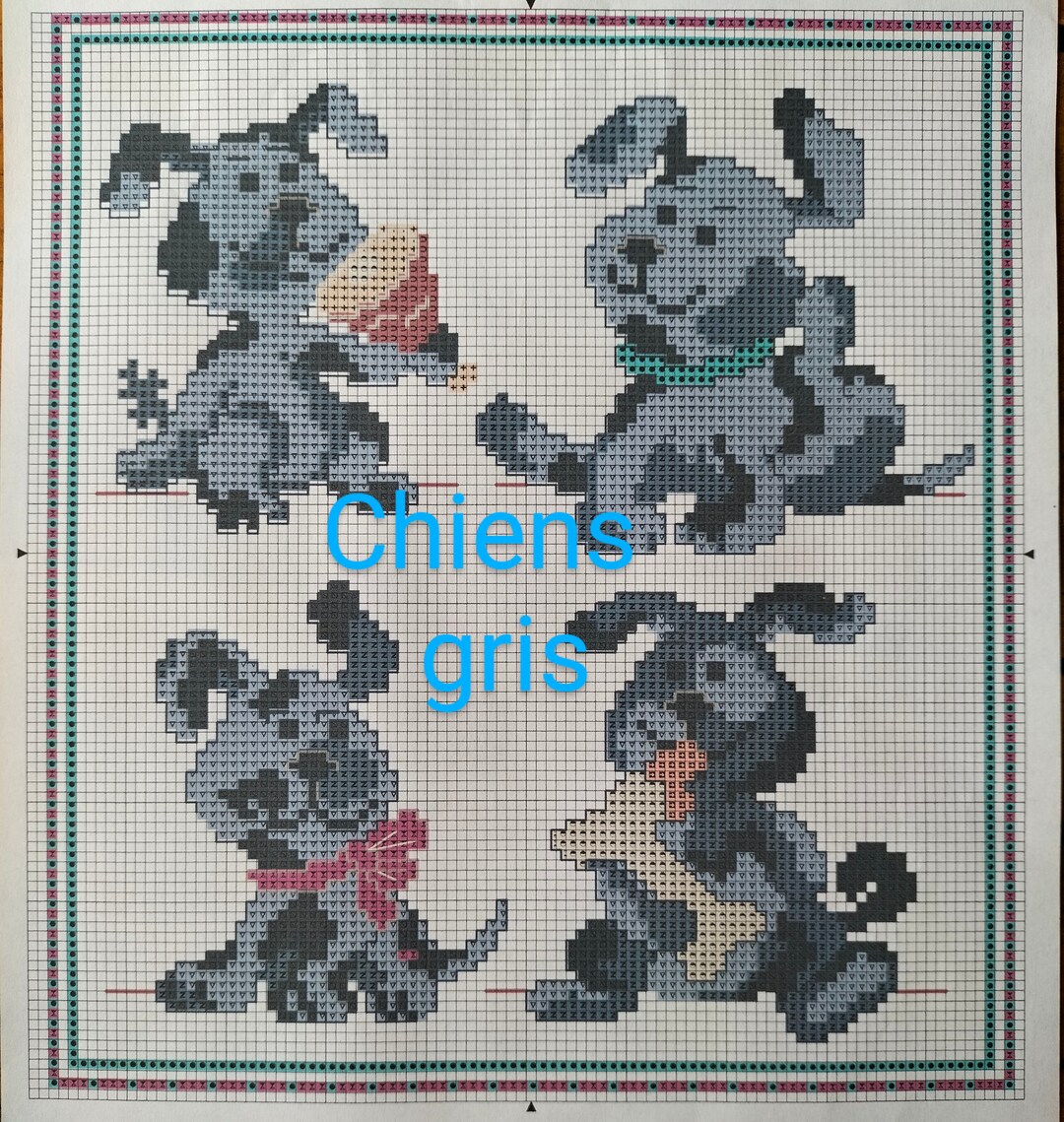 Dogs Cross Stitch Pattern - Etsy