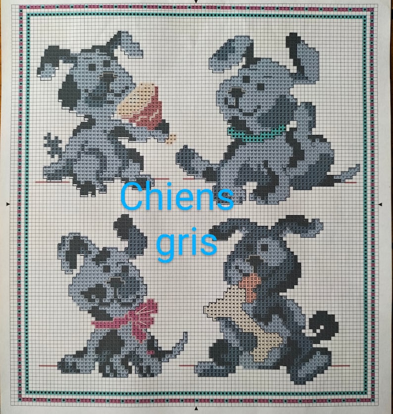 Dogs Cross Stitch Pattern - Etsy