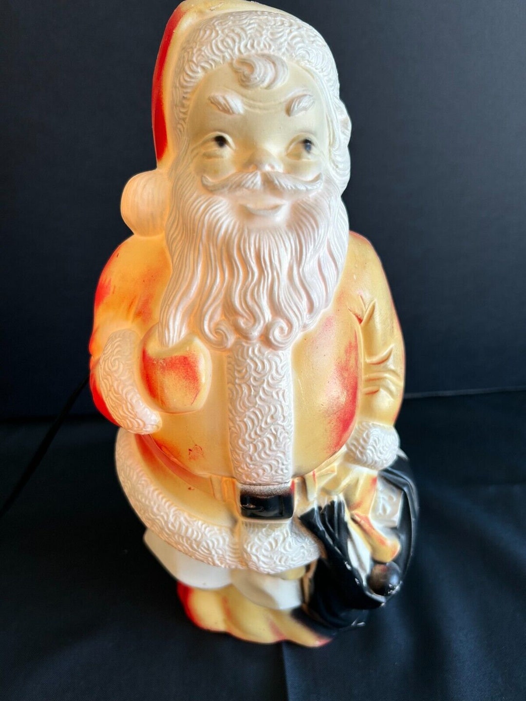 Vintage Empire 1968 Very Loved Santa Clause Blow Mold Missing Cord and ...