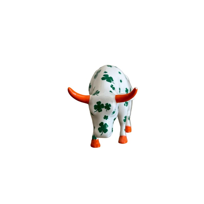 Westland Giftware Shamrock Lucky Cow Parade Figurine - Etsy