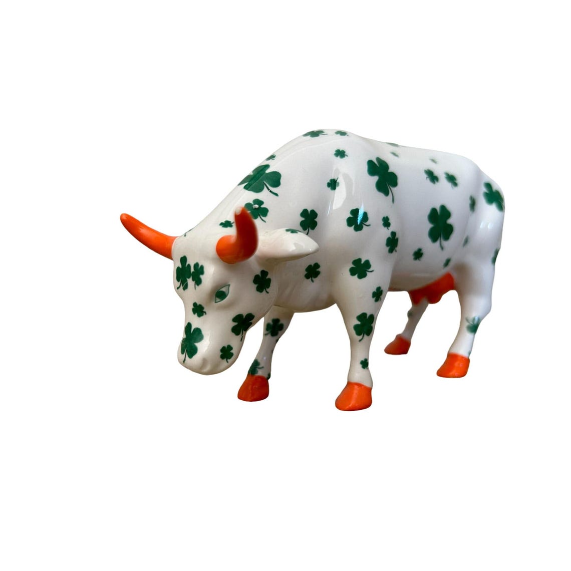 Westland Giftware Shamrock Lucky Cow Parade Figurine - Etsy