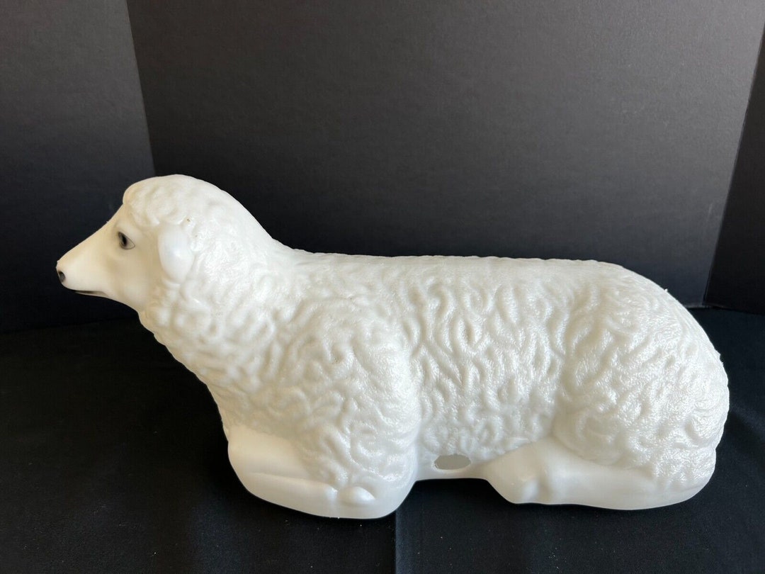VTG General Foam Plastics 19" Sheep Lamb Christmas Nativity Blow Mold No Lights - Etsy