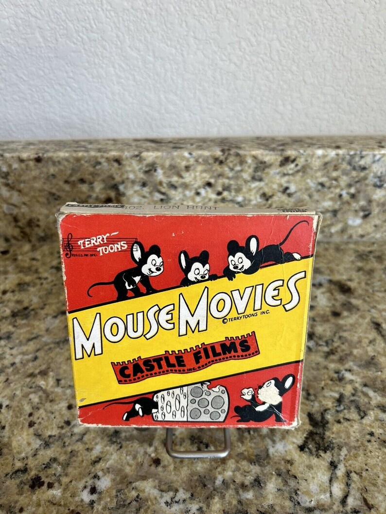 Vintage Castle Films 16mm Mouse Movies #402 "lion Hunt" - Etsy