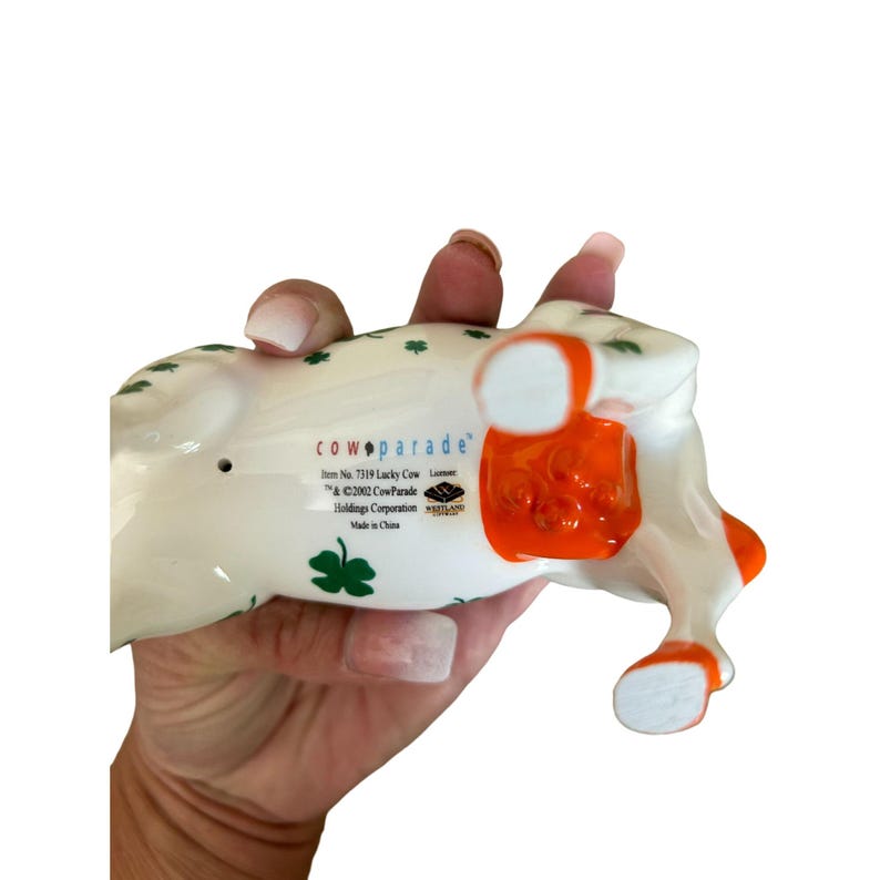 Westland Giftware Shamrock Lucky Cow Parade Figurine - Etsy