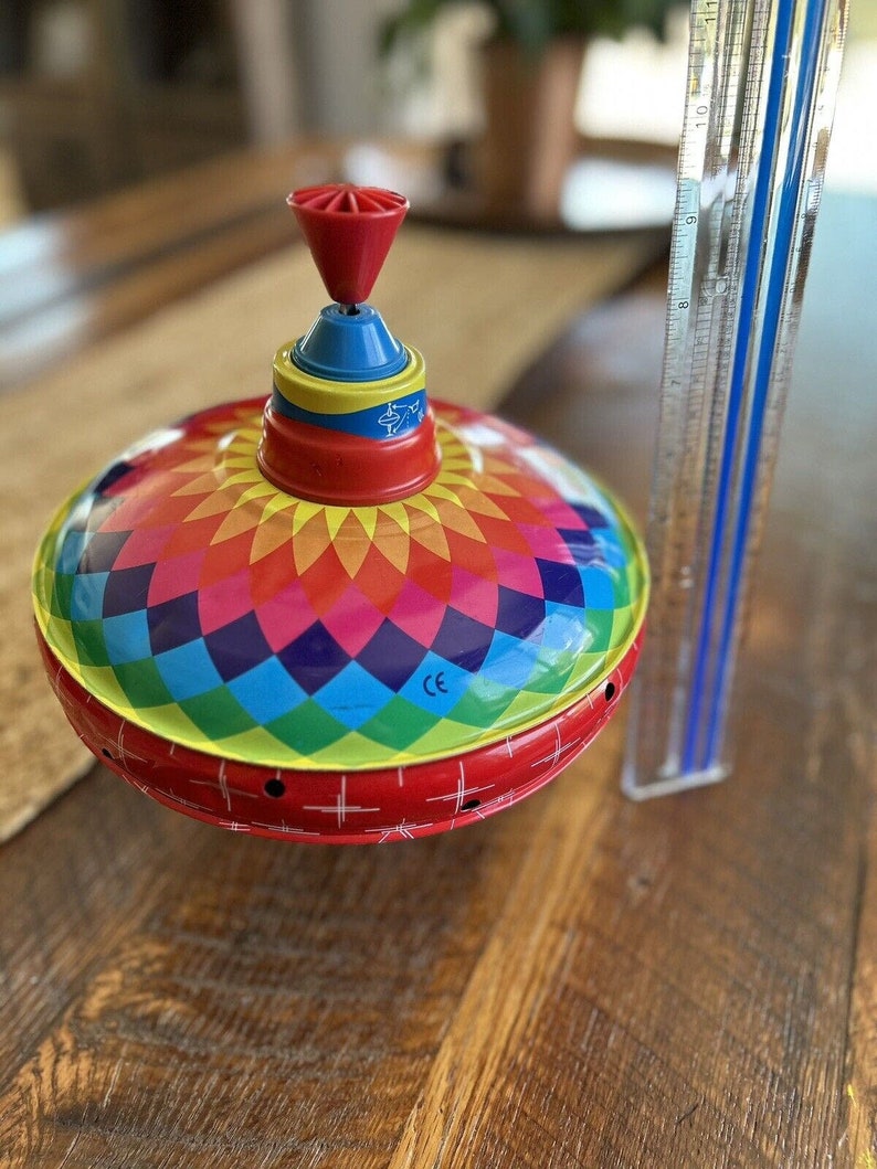 LBZ 1950's Vintage Coral Spinning Top Toy - Etsy