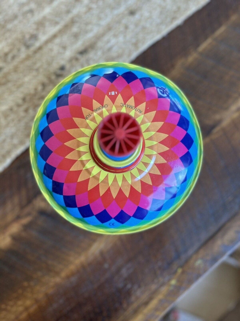 LBZ 1950's Vintage Coral Spinning Top Toy - Etsy