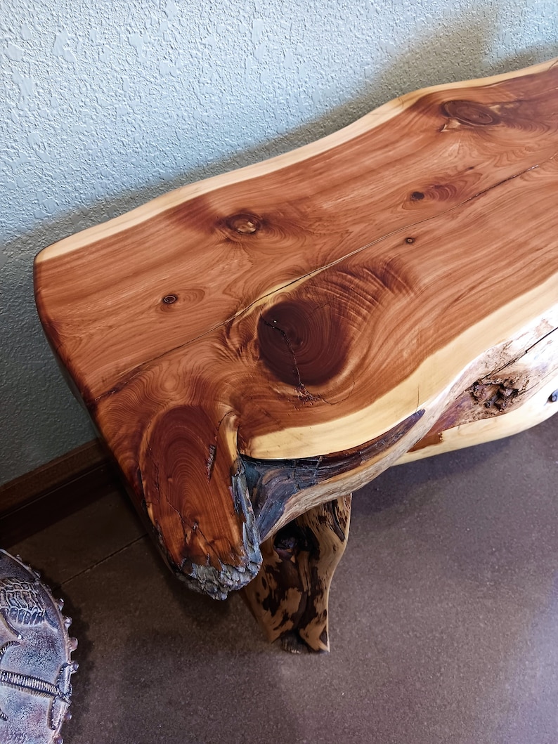 Juniper Cedar Custom Bench - Clear Finish - Etsy