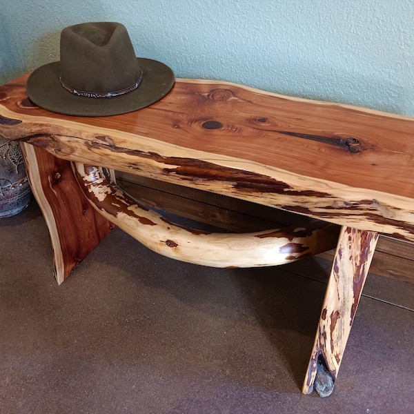 Cedar Bench - Etsy