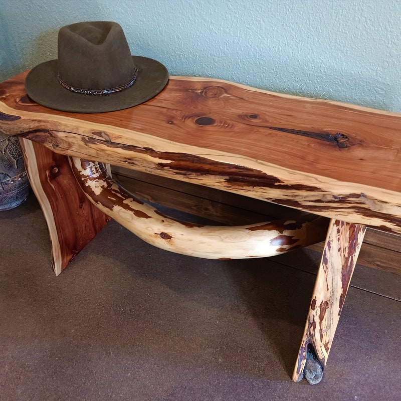 Cedar Bench - Etsy