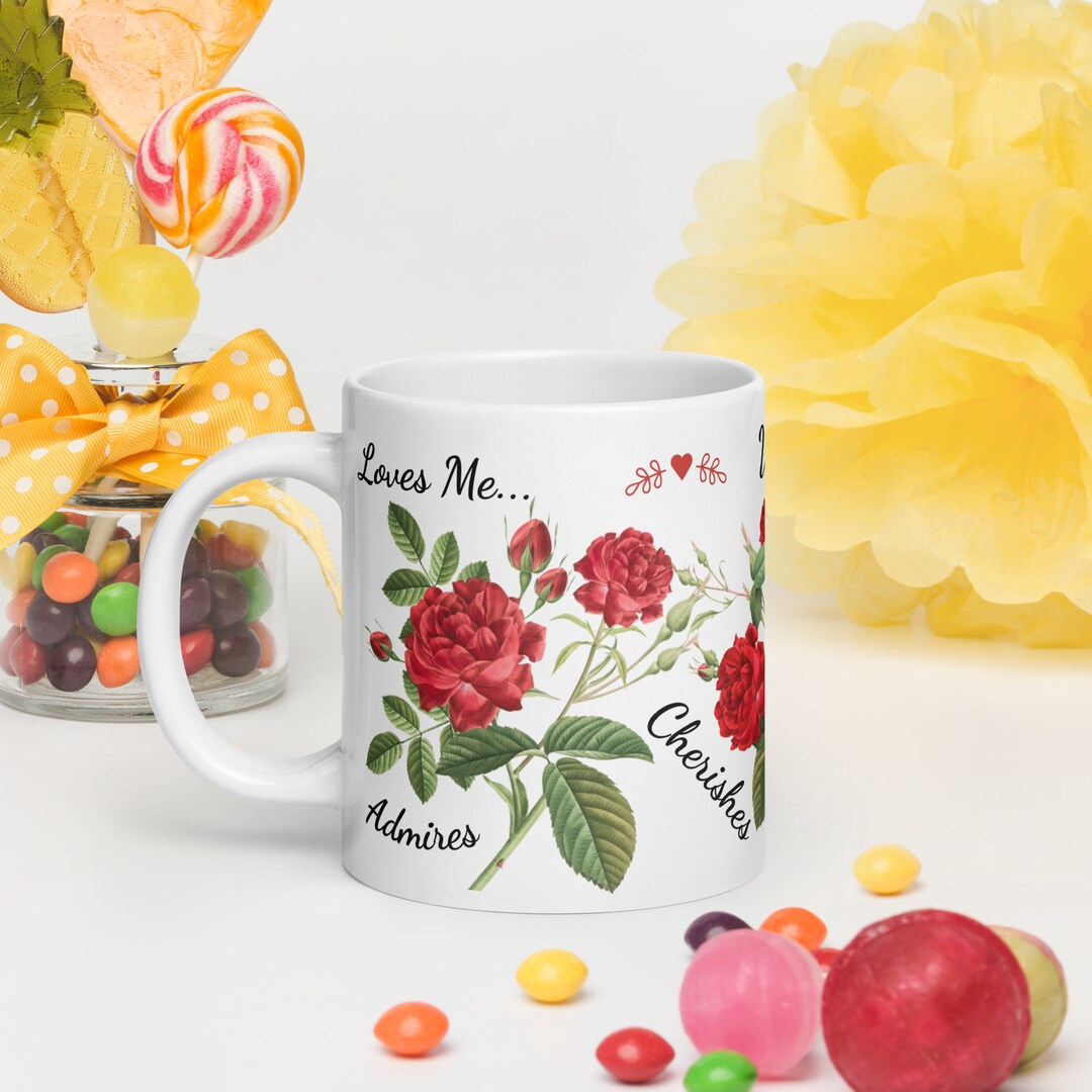 Mug Loves Me Mug Mother Day Gift Father Day Mug Gift Birthday Gift Any ...