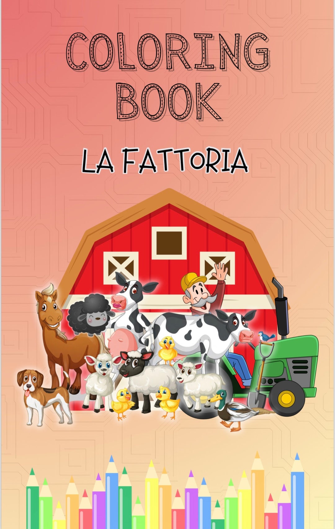 THE FARM - Coloring Book - Etsy