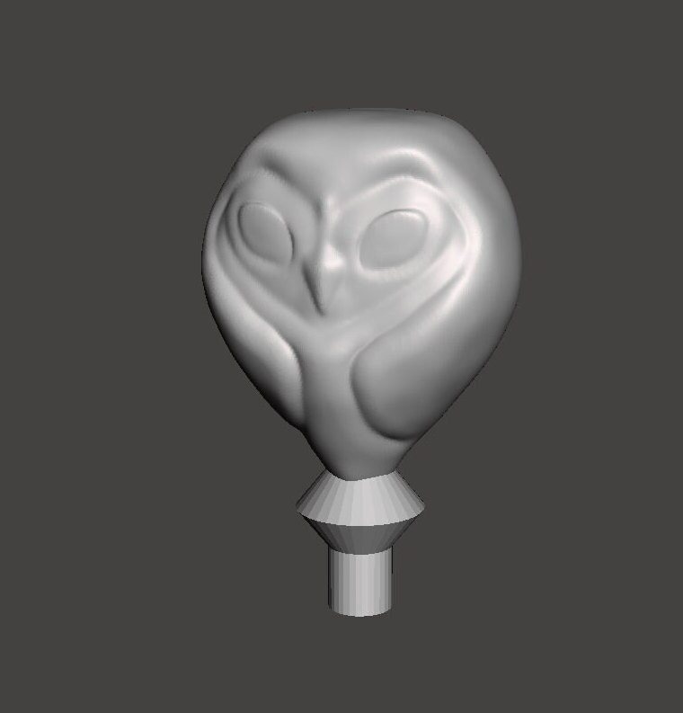 Owlbert From the Owl House 3D Printable Staff Topper - Etsy