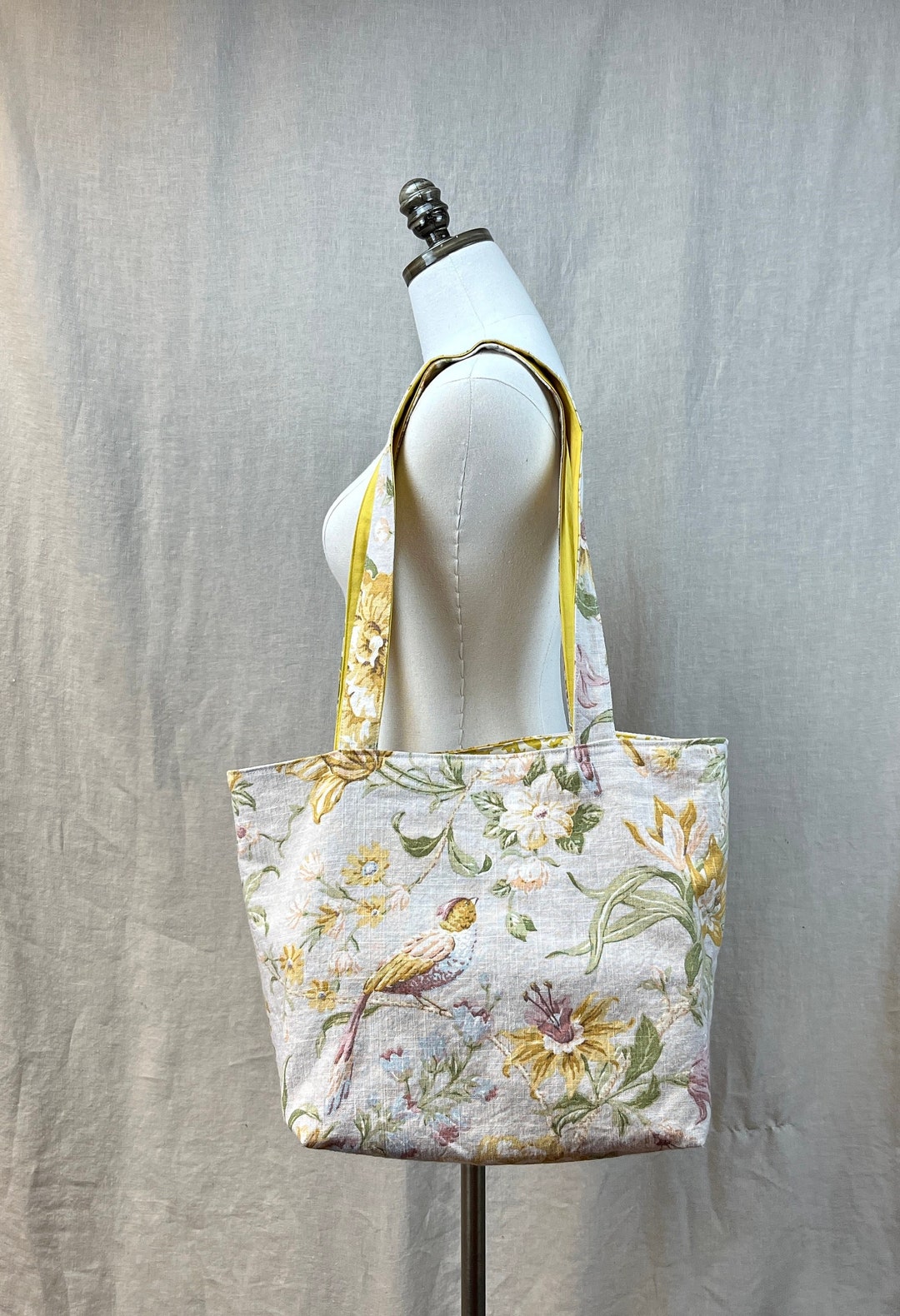 Reversible Tote Bag Holiday Gift Book Bag Shopping Bag - Etsy