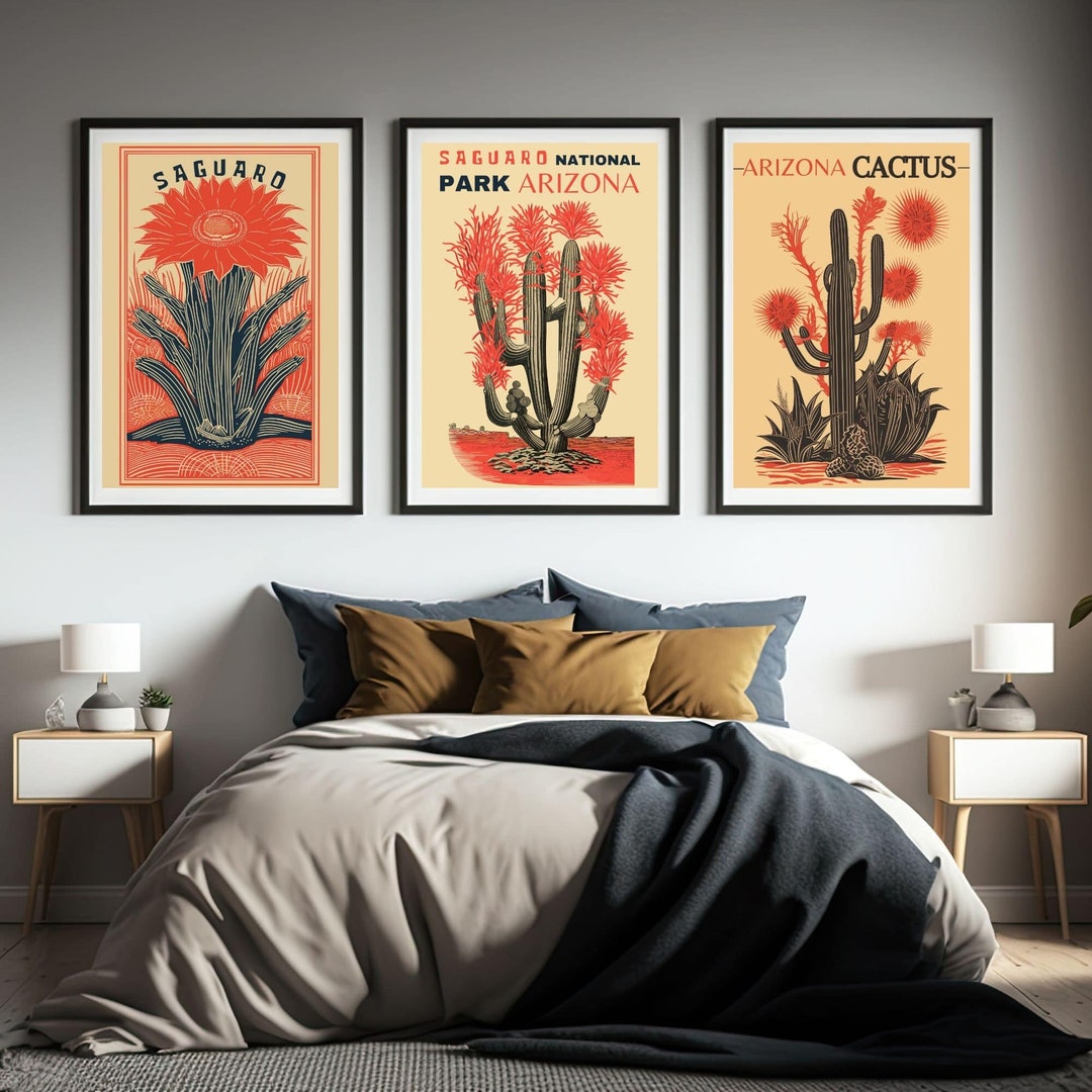 Saguaro Cactus Print Saguaro Art National Park Poster Digital Download ...