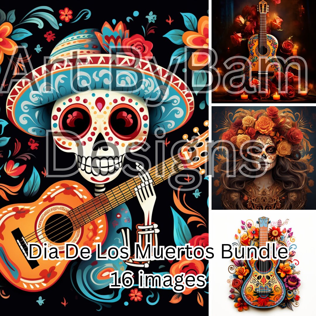 Dia De Los Muertos Bundle, Digital Art, Clip Art, Day of the Dead - Etsy