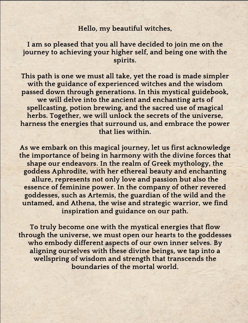The Witch's Path to Power, A Guide on the Essentials for Baby Witches ...